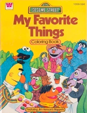 my favorite things coloring pages