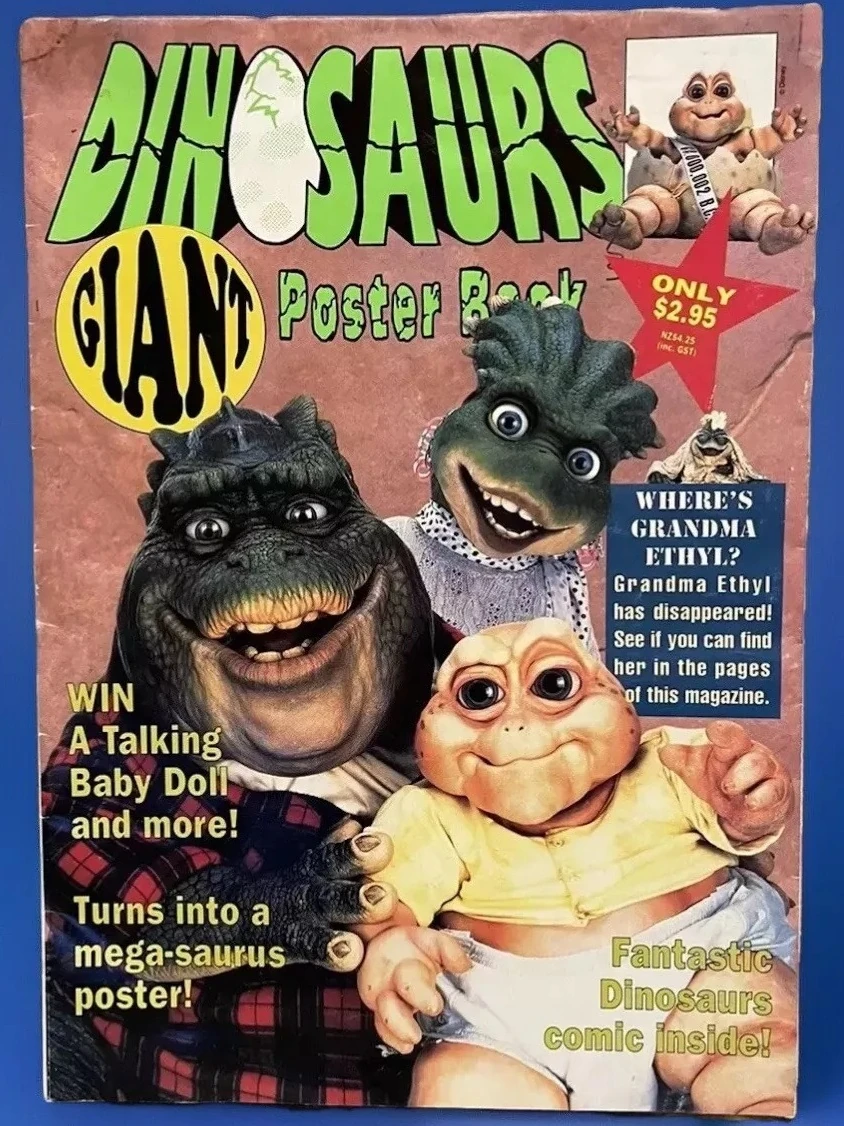 Dinosaurs Giant Poster Book | Muppet Wiki | Fandom