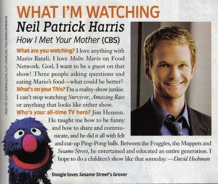 Talk:Neil Patrick Harris | Muppet Wiki | Fandom
