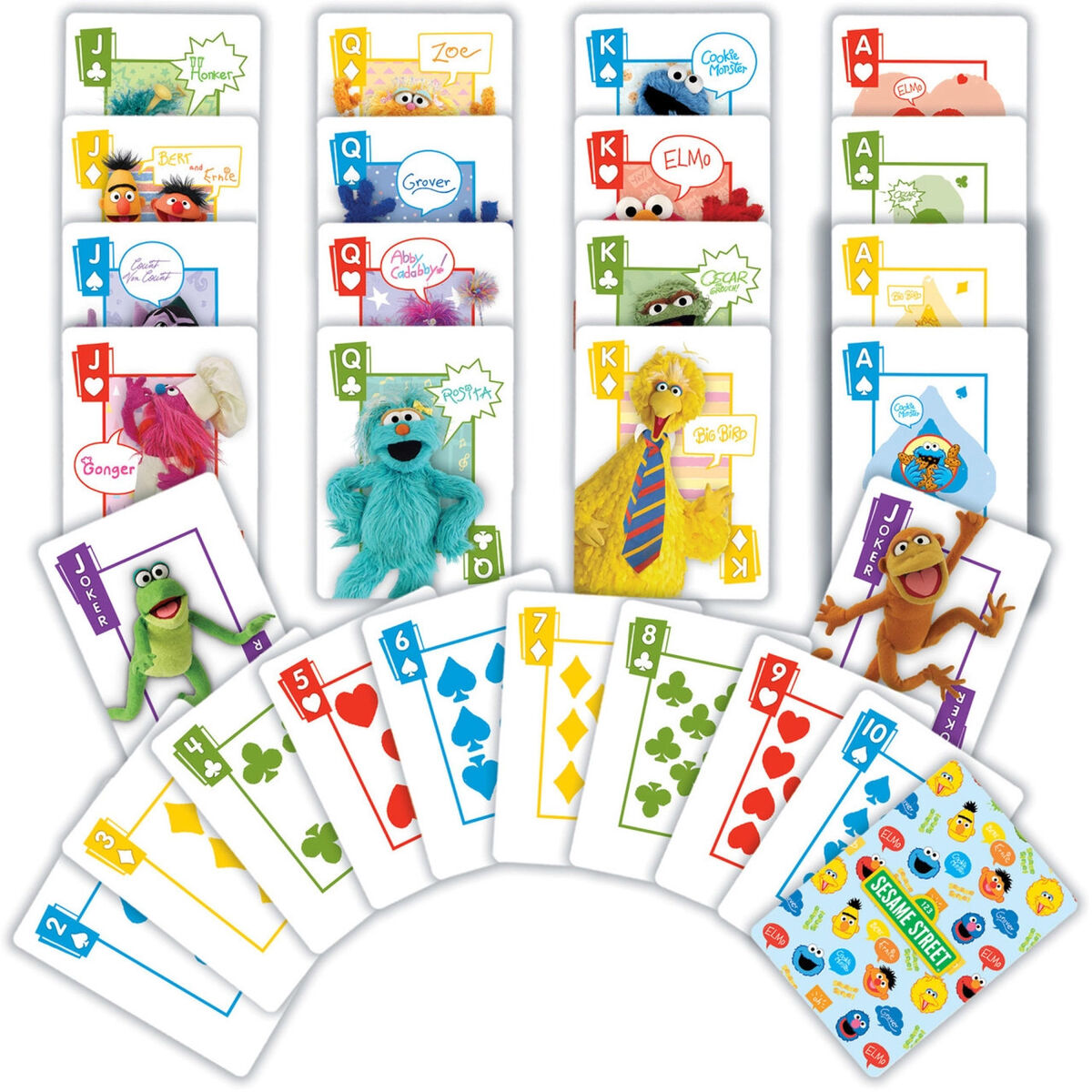 Sesame Street playing cards (MasterPieces) | Muppet Wiki | Fandom