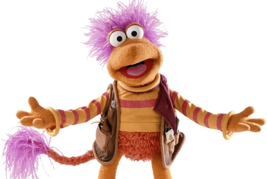 Fraggle Rock Rød Blå Drage