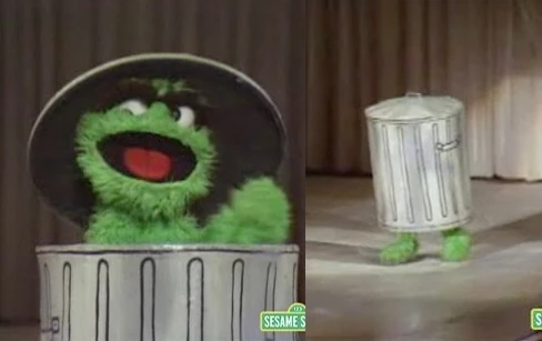 Oscar the Grouch stage puppets | Muppet Wiki | Fandom