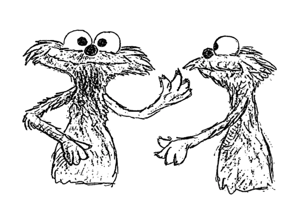 Zoe From Sesame Street Drawing