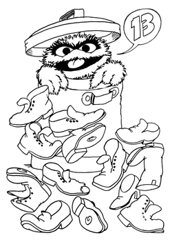 count von count coloring pages
