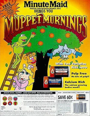 Muppet milk caps (Minute Maid) | Muppet Wiki | Fandom