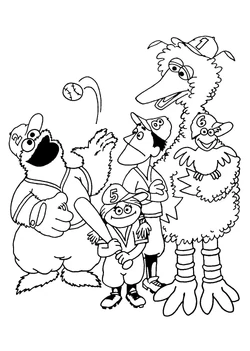 count von count coloring page