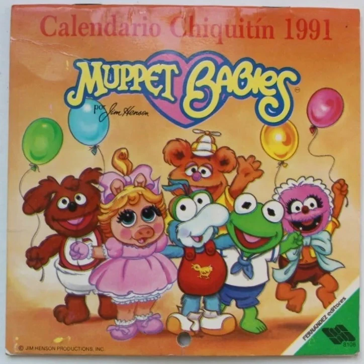 Muppet Babies Calendario Chiquitín 1991 | Muppet Wiki | Fandom