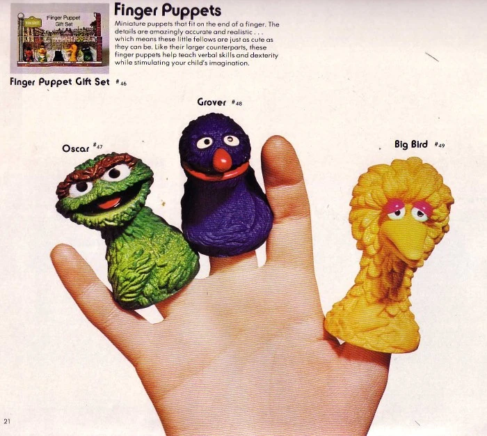 Sesame Street finger puppets (Topper) | Muppet Wiki | Fandom