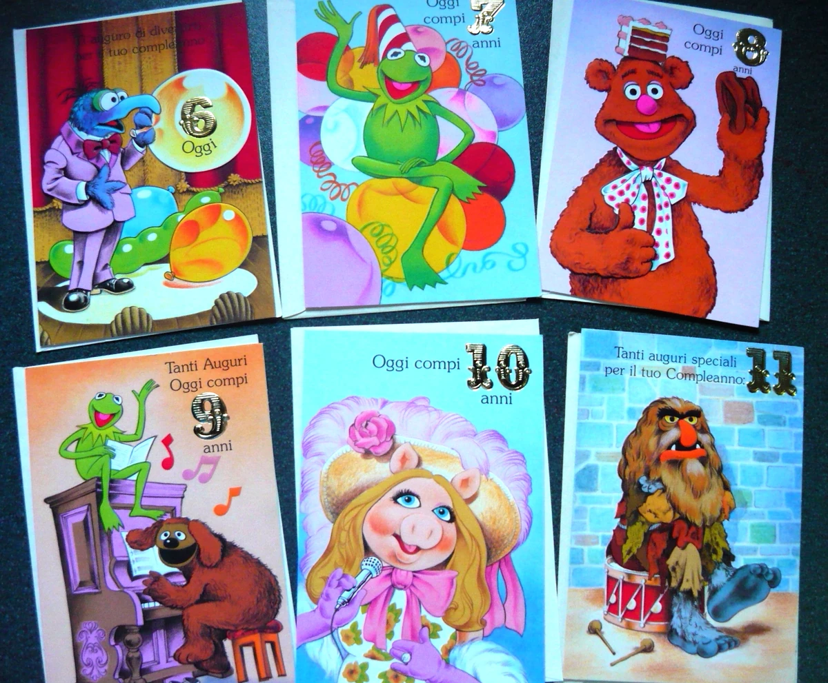 Muppet greeting cards (Italy) | Muppet Wiki | Fandom