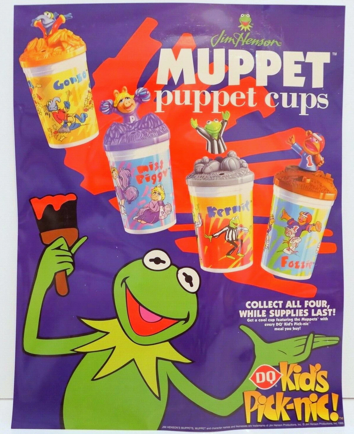 Muppet cups (Dairy Queen) | Muppet Wiki | Fandom