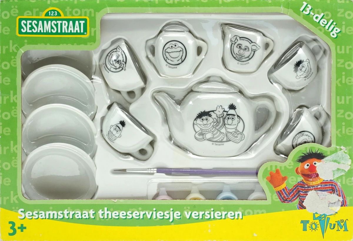 Sesamstraat tea set (Totum) | Muppet Wiki | Fandom