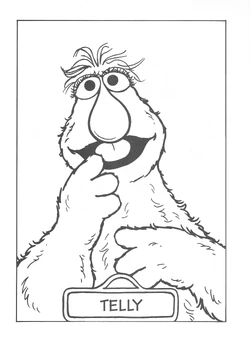 snuffleupagus sesame street coloring pages