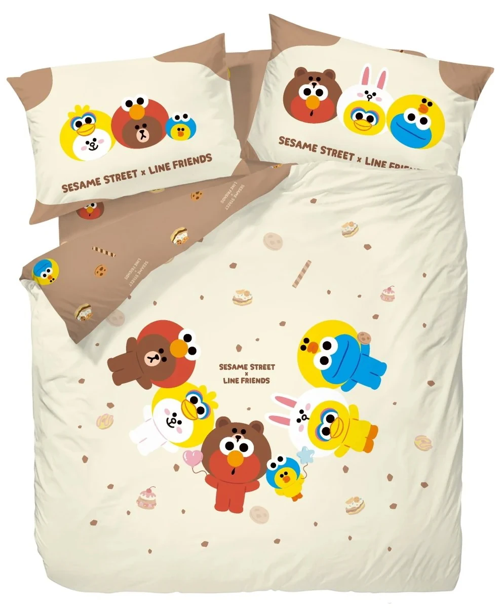 Line Friends x Sesame Street bedding | Muppet Wiki | Fandom
