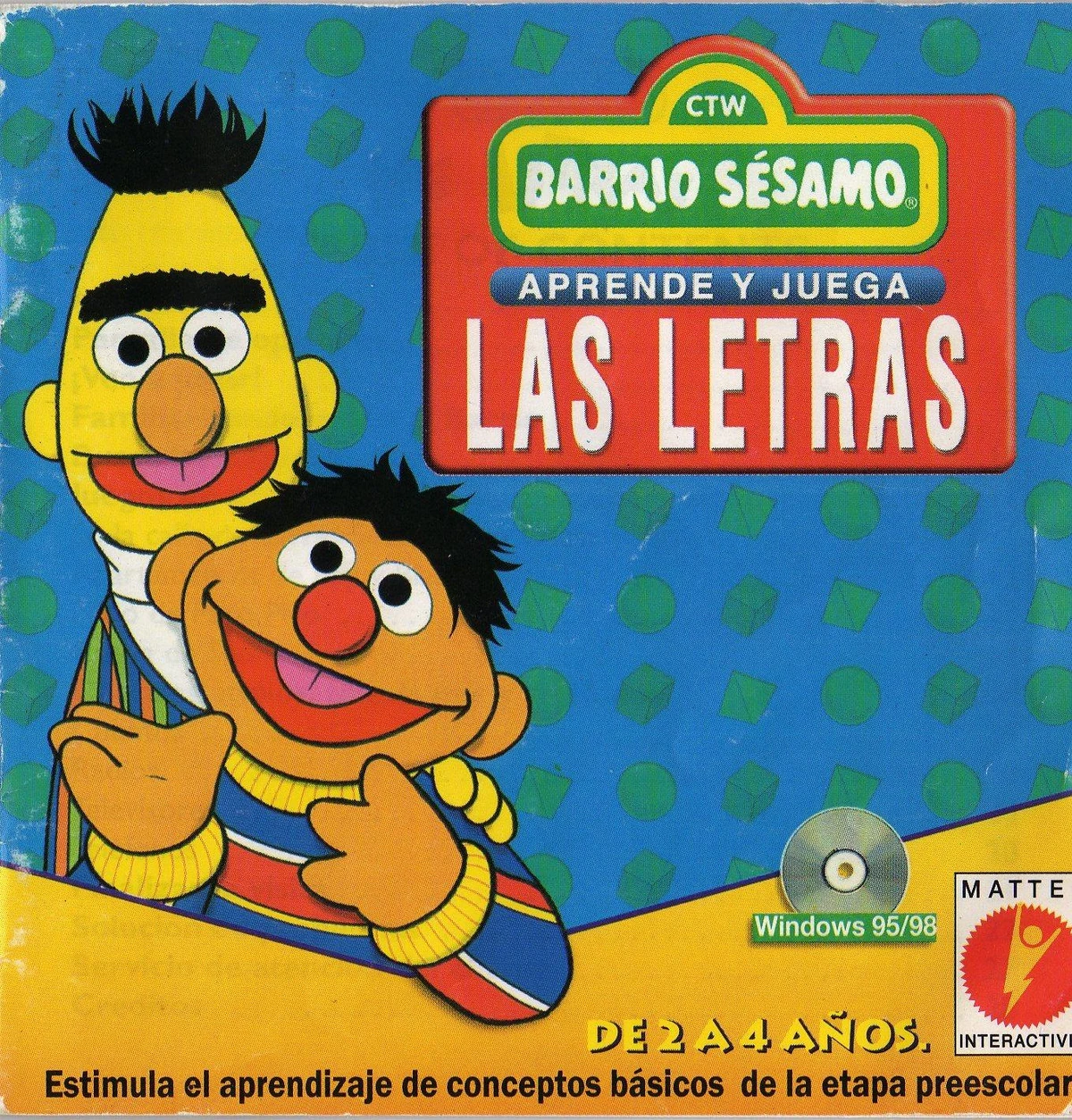 Letras Imprimibles De Barrio Sésamo