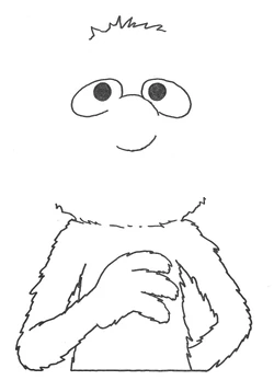 baby sesame street characters coloring pages