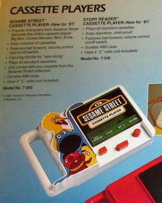 Sesame Street cassette players (Tiger) | Muppet Wiki | Fandom