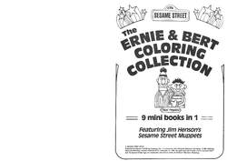 bert and ernie coloring book