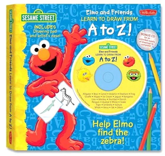 Elmo and Friends Learn to Draw from A to Z! | Muppet Wiki | Fandom