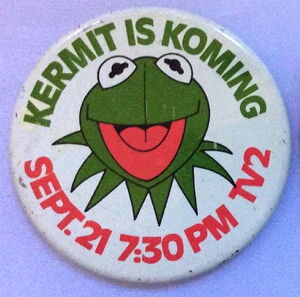Kermit is koming button detroit tv promo