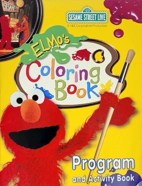 coloring book elmo