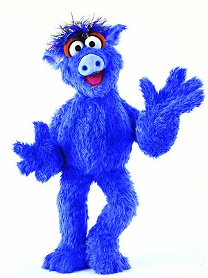 Blue Muppet From Sesame Street