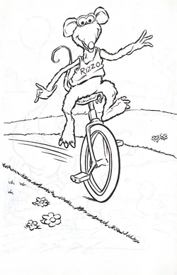 Rizzo The Rat Coloring Pages