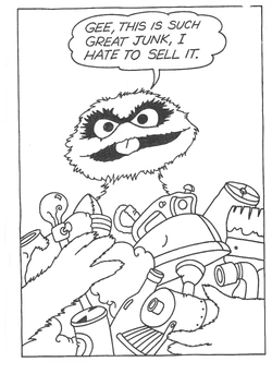 oscar the grump coloring pages