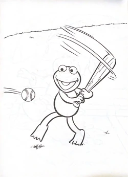 kermit the frog coloring book