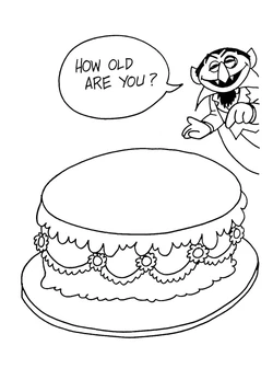 dr seuss birthday cake coloring page