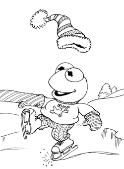kermit muppet babies coloring pages
