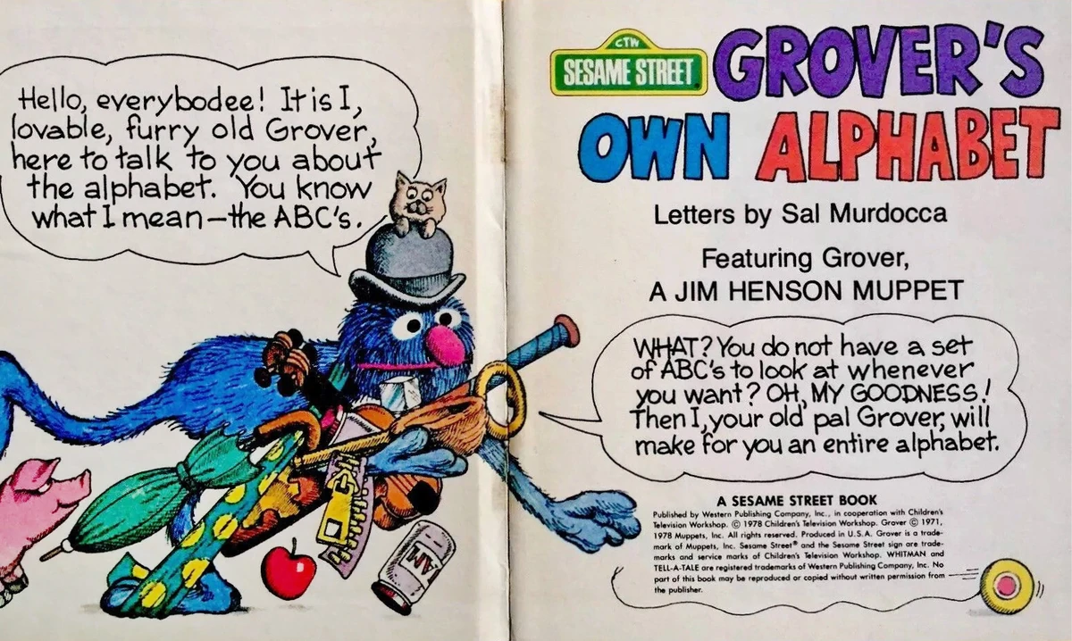 Grover's Own Alphabet | Muppet Wiki | Fandom