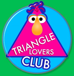 Triangle Lovers Club series pin