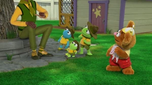 Episode 217: Summer's Big Kerfloofle / Frog Scouts | Muppet Wiki | Fandom