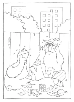 muzzy coloring pages