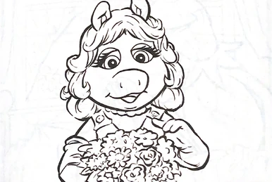 miss piggy coloring book