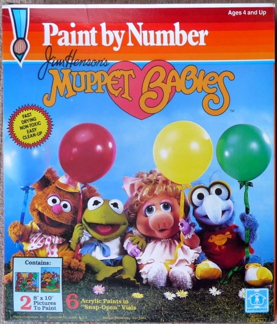 Muppet Babies Paint by Number kits | Muppet Wiki | Fandom