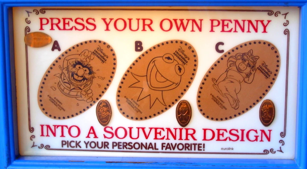 Muppet*Vision 3D pressed pennies | Muppet Wiki | Fandom