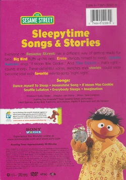 Sesame Street Sleepytime Songs And Stories Vhs
