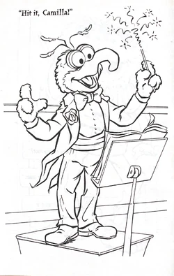 easy muppet coloring pages
