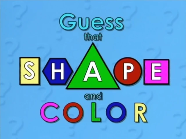 Closing To Sesame Street Guess That Shape And Color Closing To Guess
