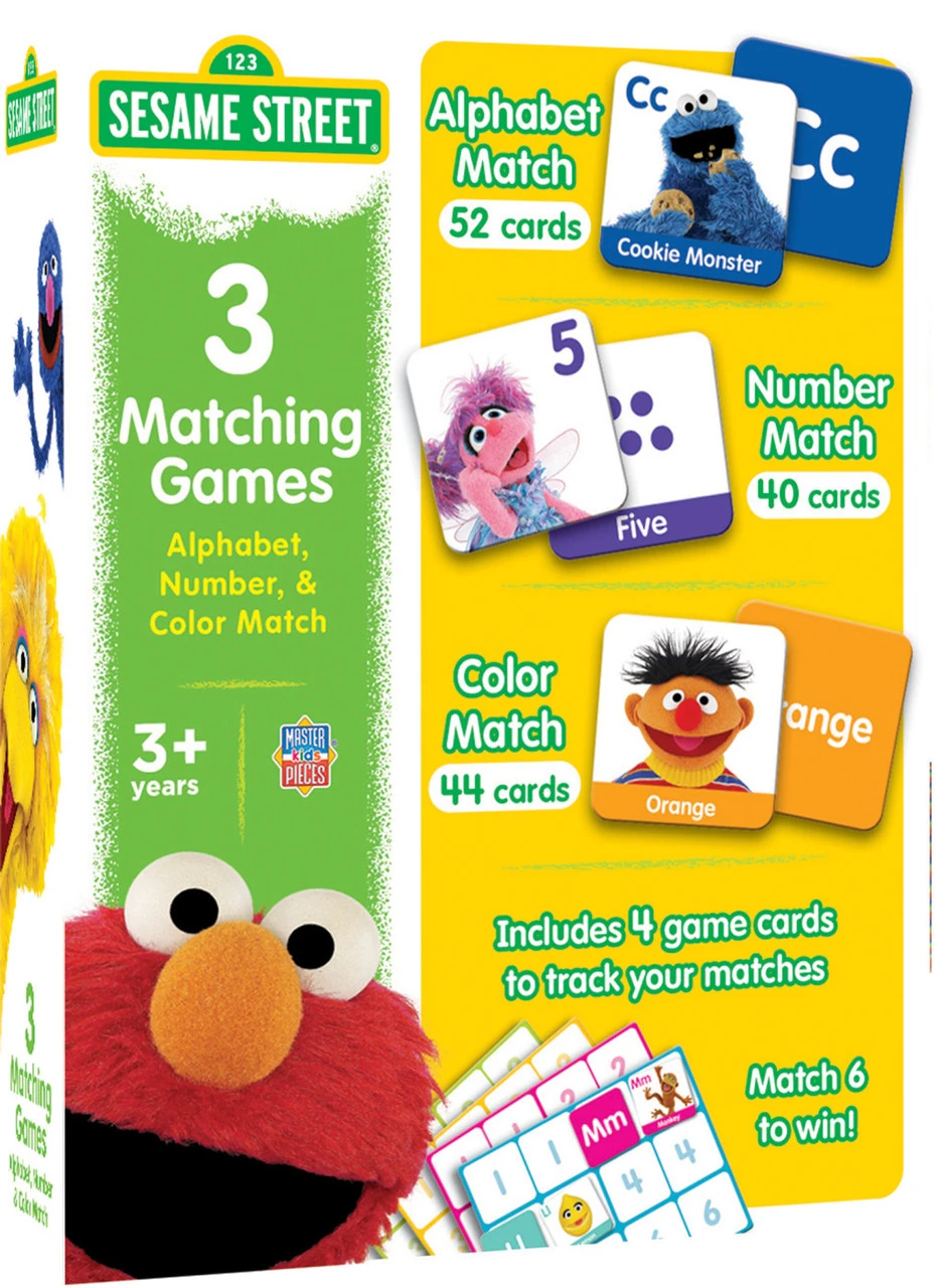 Sesame Street matching games (MasterPieces) | Muppet Wiki | Fandom