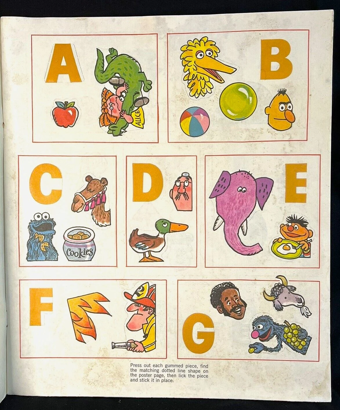 Sesame Street Alphabet Poster Book | Muppet Wiki | Fandom
