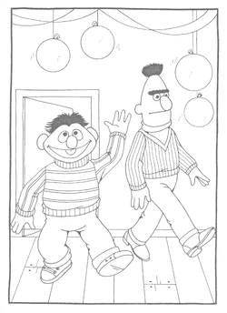 ernie coloring pages
