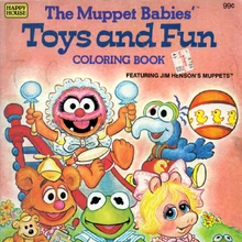 muppet baby coloring book