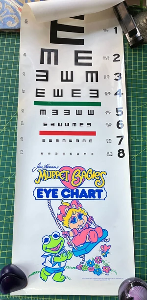 Muppet Babies eye chart | Muppet Wiki | Fandom