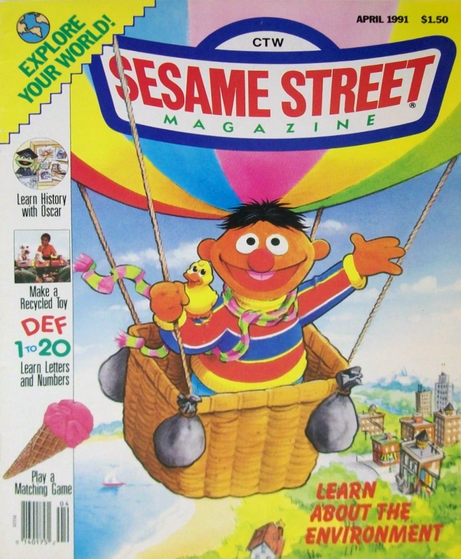 Sesame Street Magazine (Apr 1991) | Muppet Wiki | Fandom