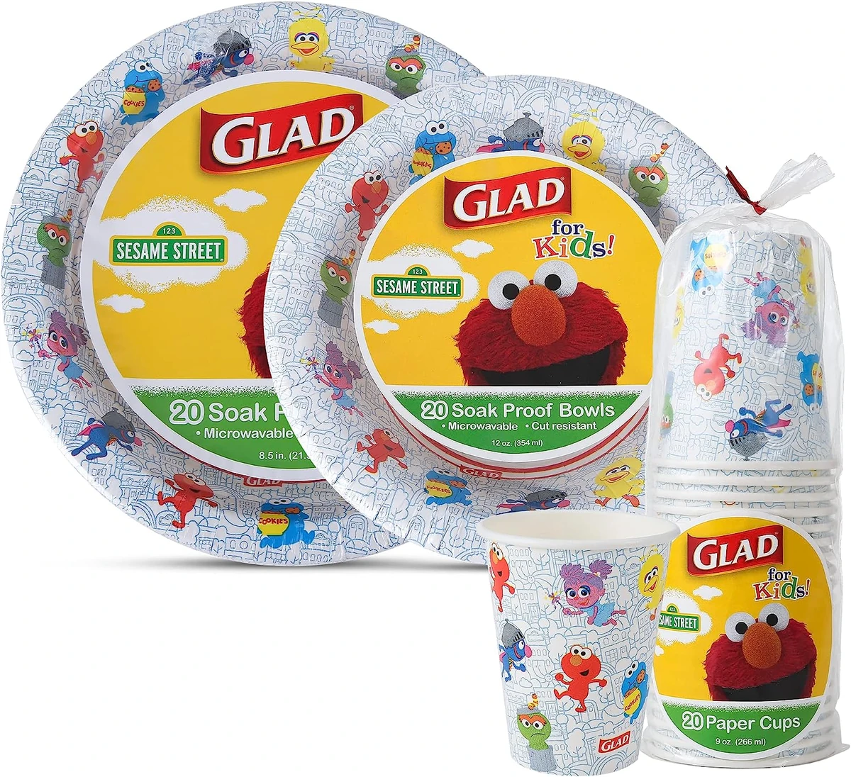 Sesame Street dinnerware (Glad) | Muppet Wiki | Fandom