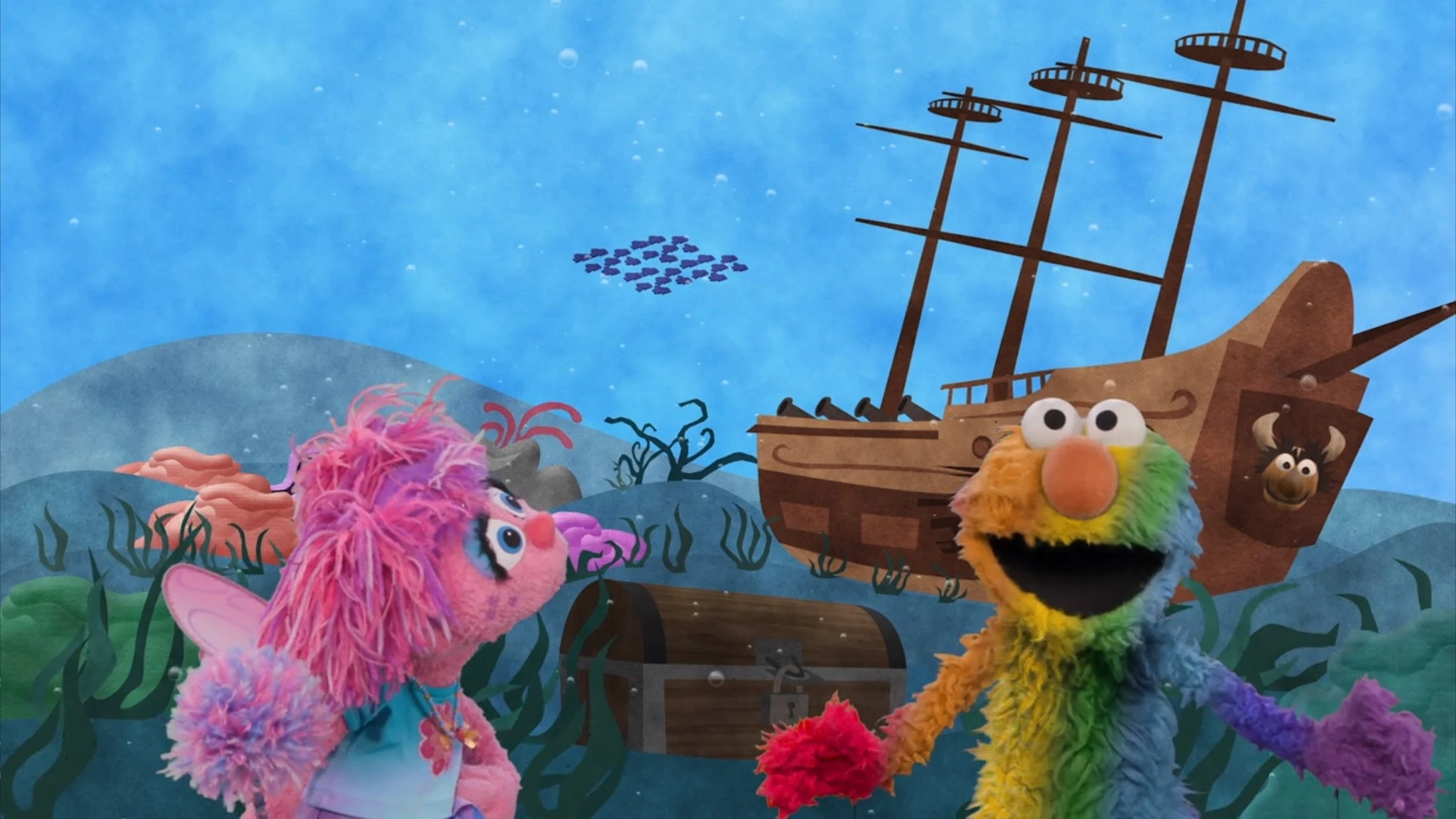Elmo And Abby Find Colors