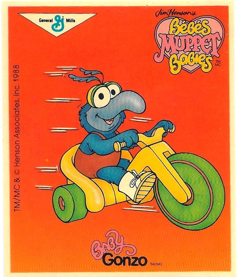 Muppet Babies stickers (General Mills) | Muppet Wiki | Fandom