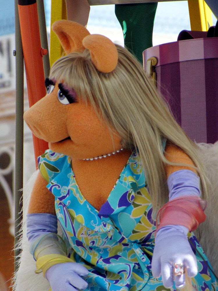 Miss Piggy Black Hair